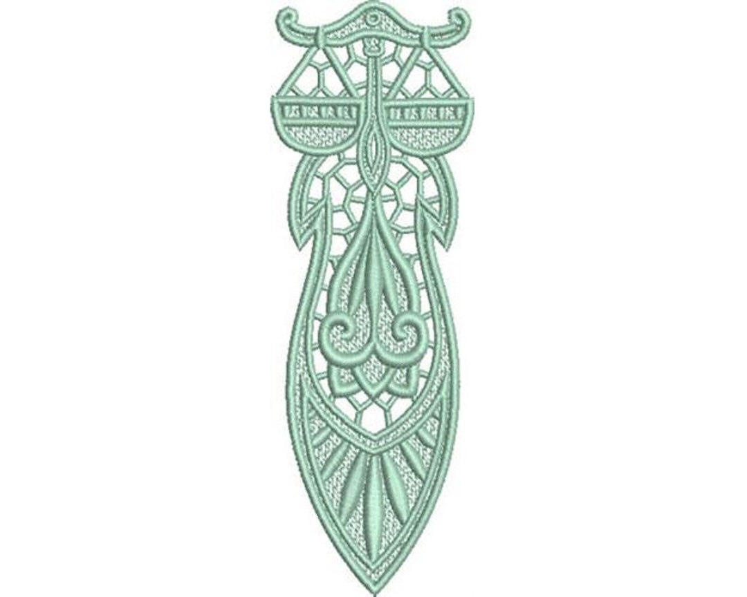 FSL Libra Bookmark - Machine Embroidery Design, Freestanding Lace Libra ...