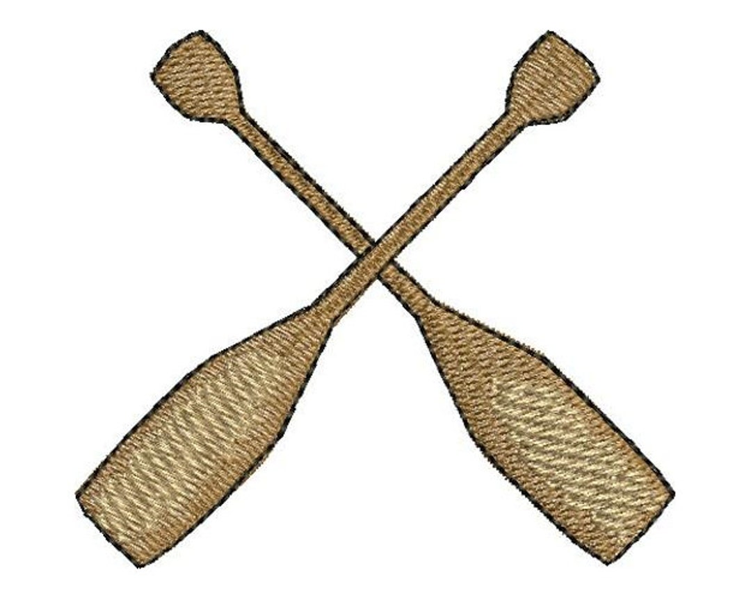 Oars - Machine Embroidery Design, Crossed Oars Embroidery Pattern ...