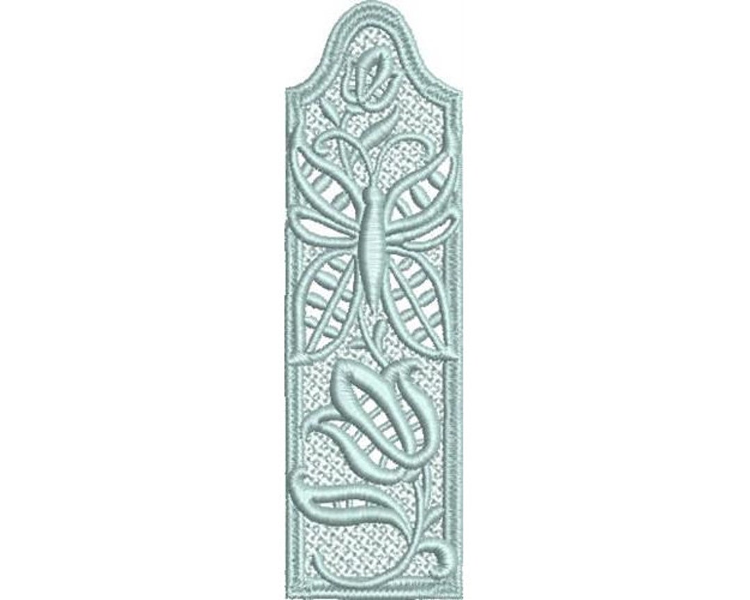 FSL Butterfly Bookmark - Machine Embroidery Design, Freestanding Lace ...