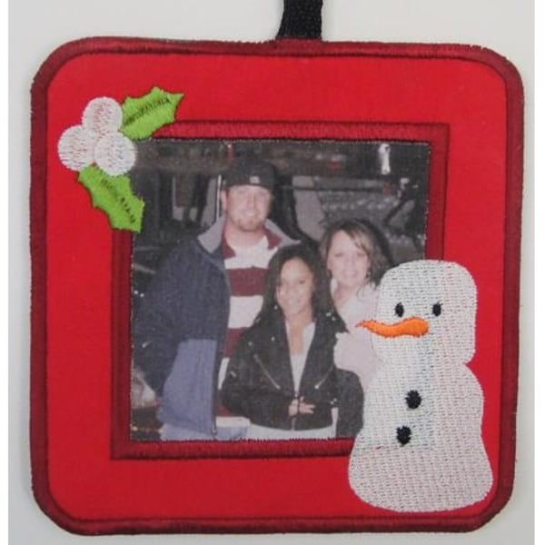 Ith Embroidery Photo Frame - Etsy