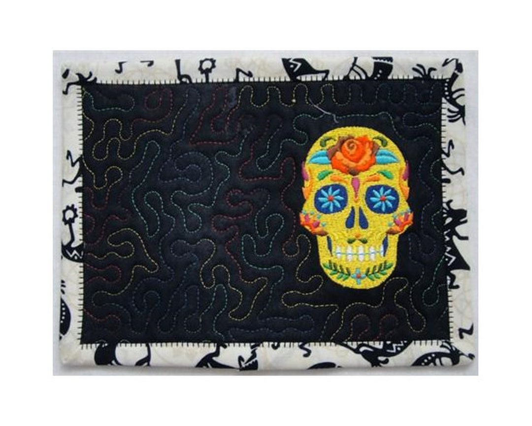 ITH Margarita Mug Rug - Machine Embroidery Design, in the Hoop Sugar ...