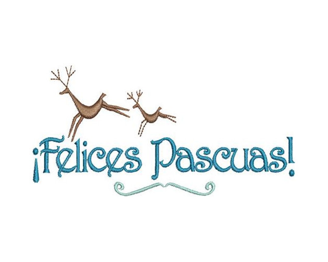 Felices Pascuas - Machine Embroidery Design, Happy Easter Embroidery ...