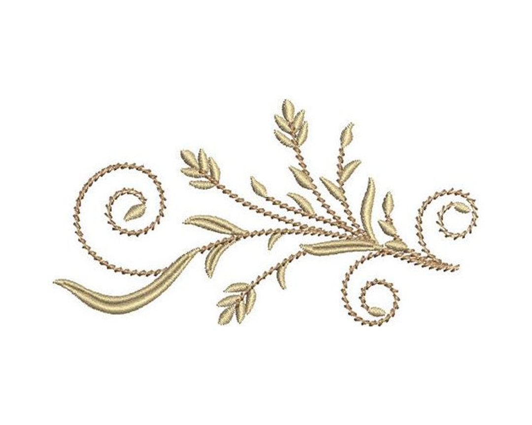 Embellished Wheat - Machine Embroidery Design, Wheat Stalk Embroidery ...