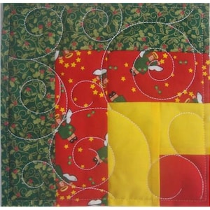 ITH Quarter Log Cabin Quilt Block - Machine Embroidery Design, in the ...