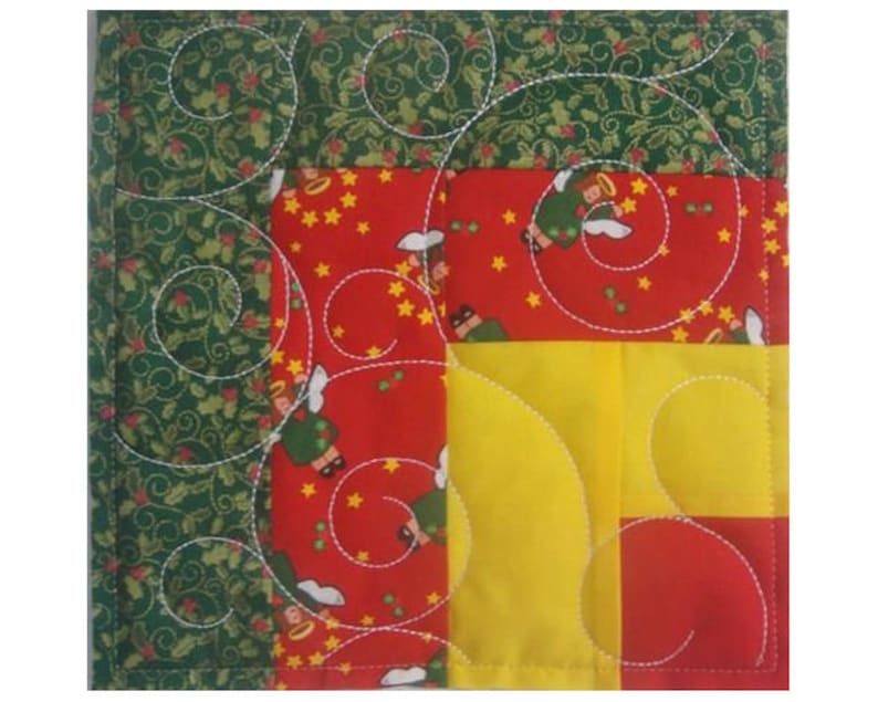 ITH Quarter Log Cabin Quilt Block - Machine Embroidery Design, in the ...