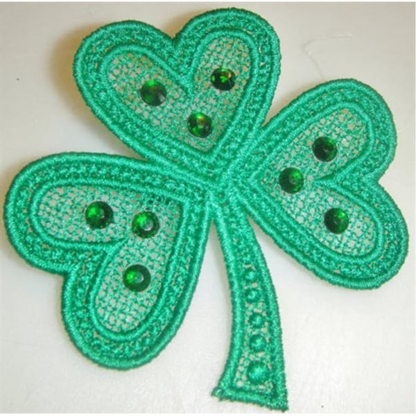 Shamrock Embroidery Design - Etsy