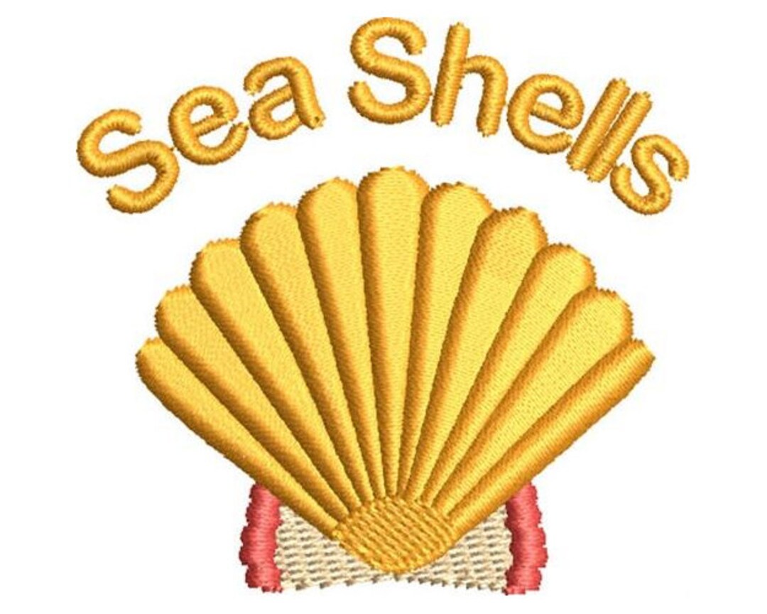 Sea Shells - Machine Embroidery Design, Ocean Explorer Vest With in the ...