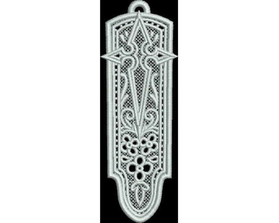 FSL Church Bookmark - Machine Embroidery Design, Freestanding Lace ...