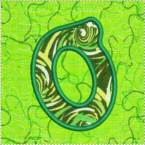 ITH Alphabet Quilt Block O - Machine Embroidery Design, in the Hoop ...