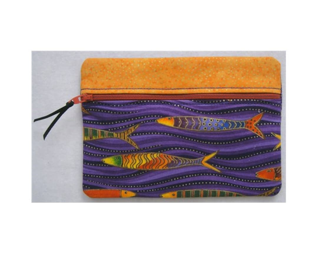 ITH Horizontal Lined Zippered Bag Machine Embroidery Project Design, in ...