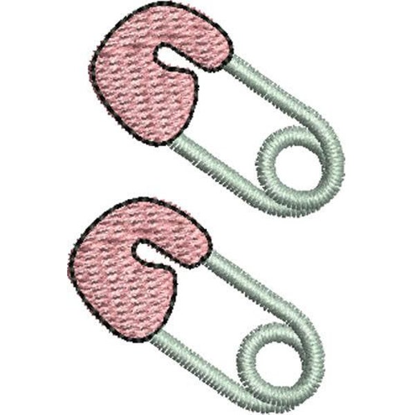Pink Diaper Pin - Etsy