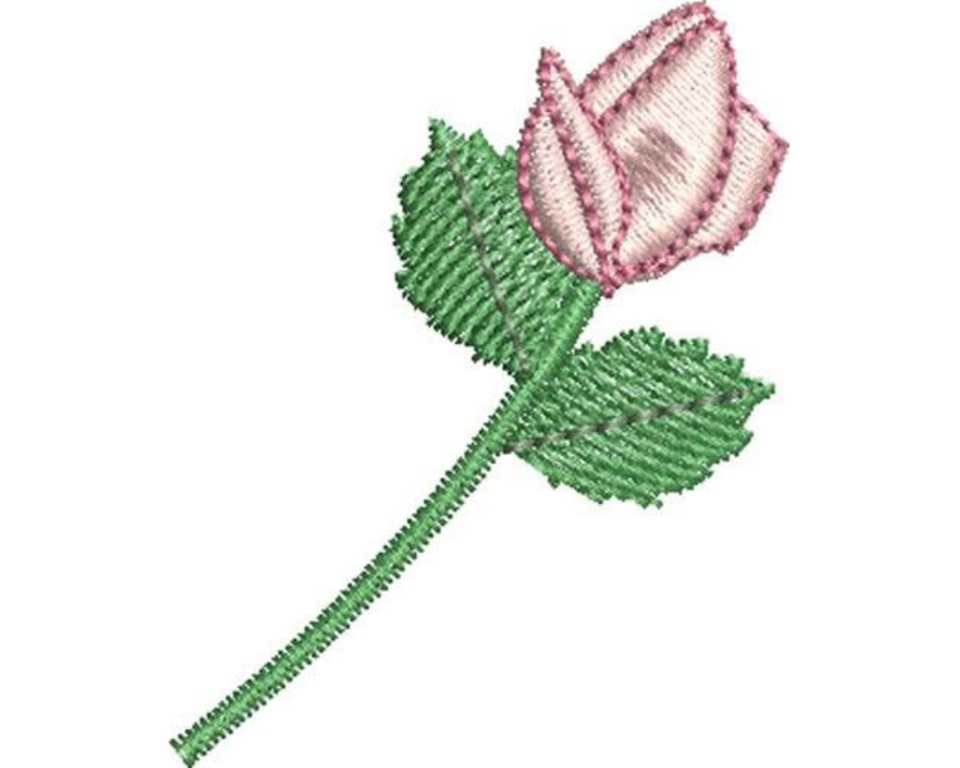Heirloom Rose - Machine Embroidery Design, Pink Rose Embroidery Pattern ...
