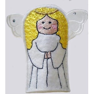 ITH Angel Finger Puppet - Machine Embroidery Design, in the Hoop ...