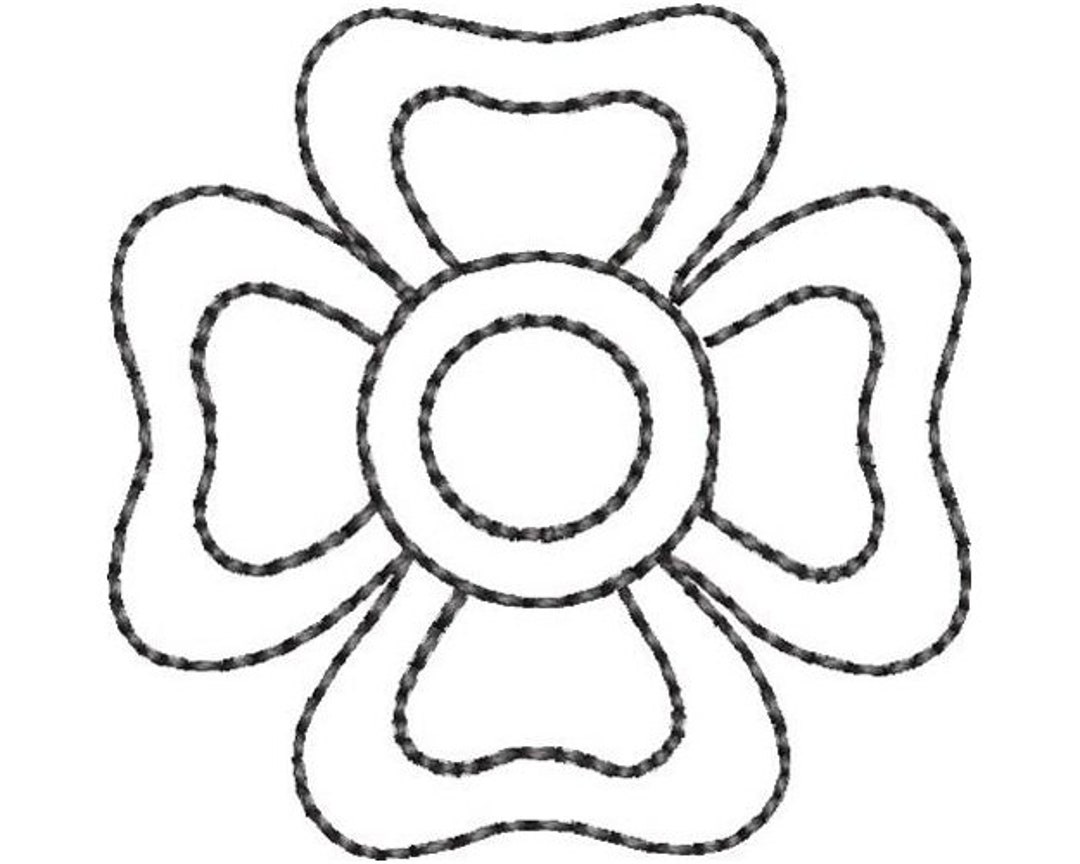 Talavera Floral Element - Machine Embroidery Design, Flower Talavera ...