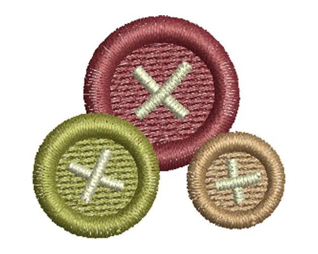 Buttons - Machine Embroidery Design, Colored Buttons Embroidery Design ...