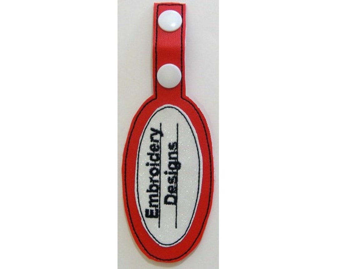 ITH Flash Drive Tag Machine Embroidery Project Design, in the Hoop ...