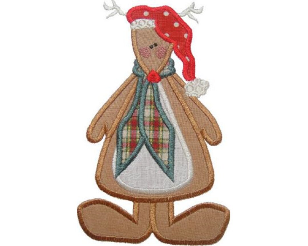 Rudolph Reindeer Applique - Machine Embroidery Design, Christmas ...