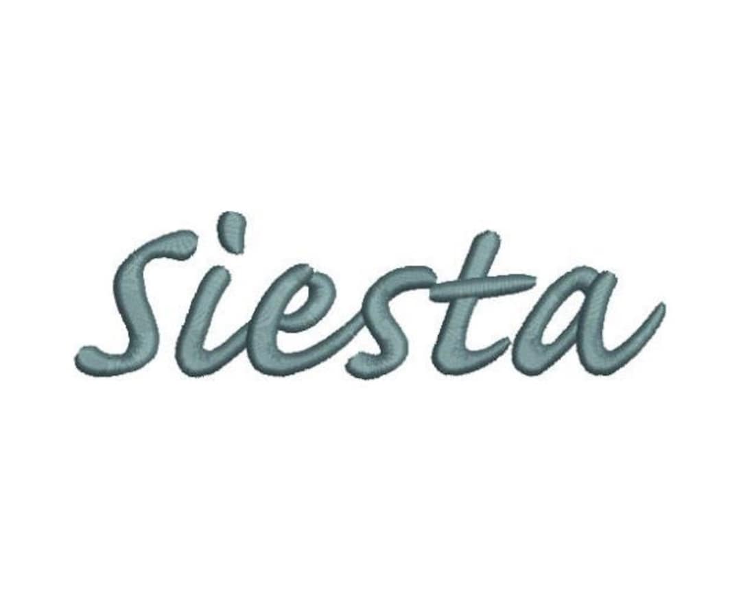 Siesta - Machine Embroidery Design, Naptime Embroidery Pattern, Spanish ...