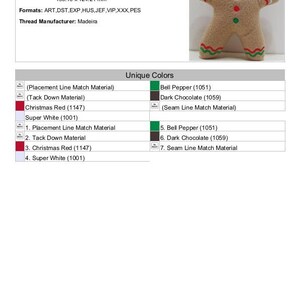 ITH Gingerbread Man Softie - Machine Embroidery Design - 4 Sizes, in ...