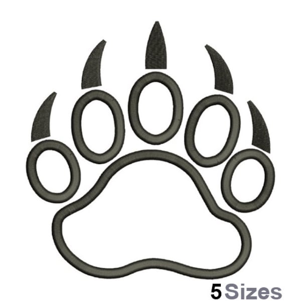 Paw Print Embroidery - Etsy