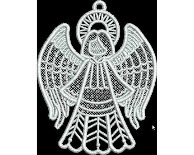 FSL Praying Angel Machine Embroidery Design Freestanding - Etsy