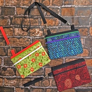 ITH Two-zipper Pouch - Machine Embroidery Design, in the Hoop Two ...