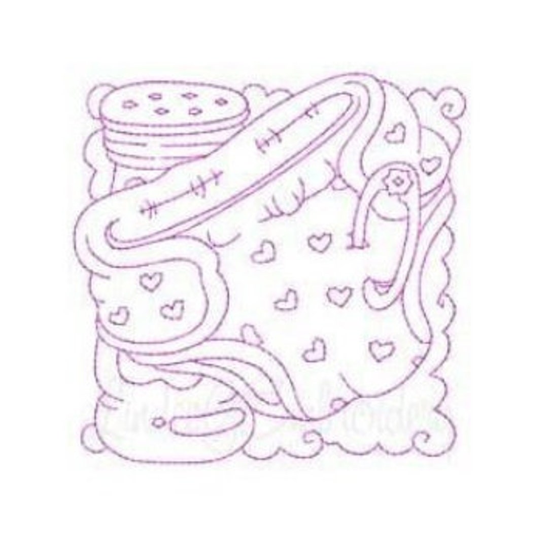 Baby Diaper Block - Machine Embroidery Design, Newborn Child Diaper ...