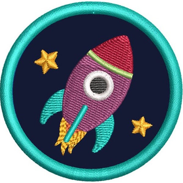 Rocket Applique - Etsy
