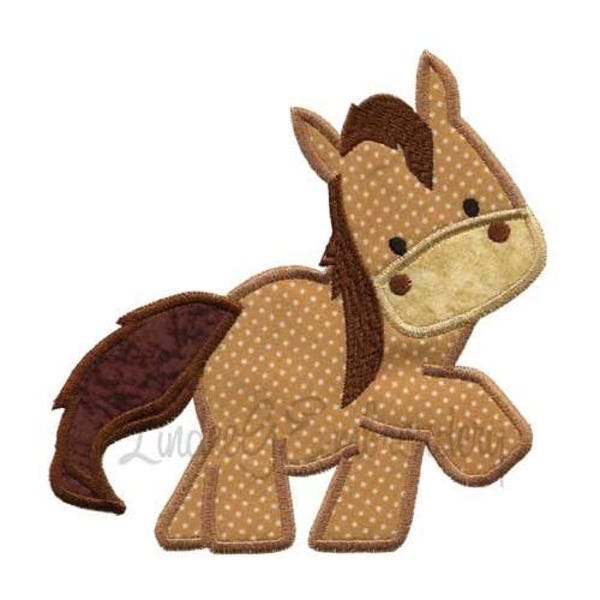 Applique Cartoon Horse - Etsy
