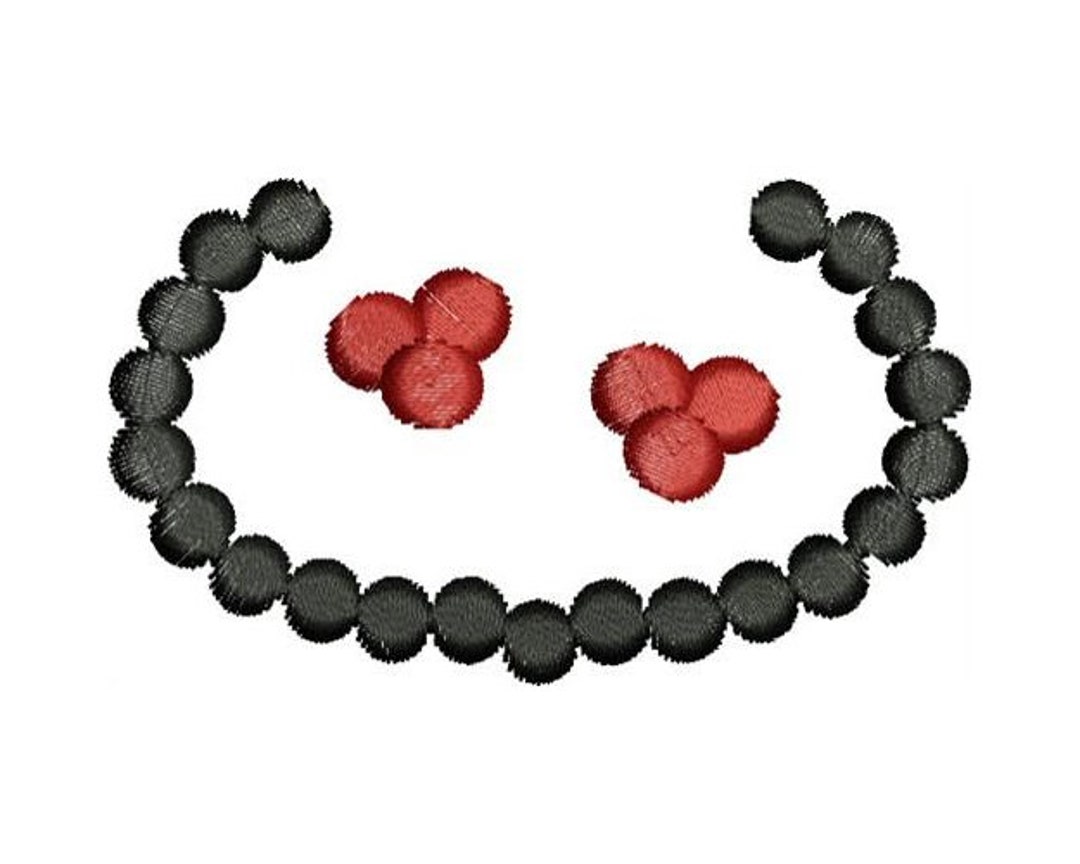 Jewelry Machine Embroidery Design, Necklace Embroidery Pattern, Red ...