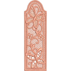 FSL Butterfly Bookmark - Machine Embroidery Design, Freestanding Lace ...