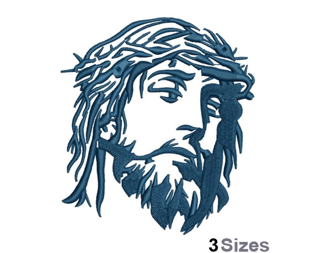 Jesus Christ - Machine Embroidery Design - 3 Sizes, Son of God ...