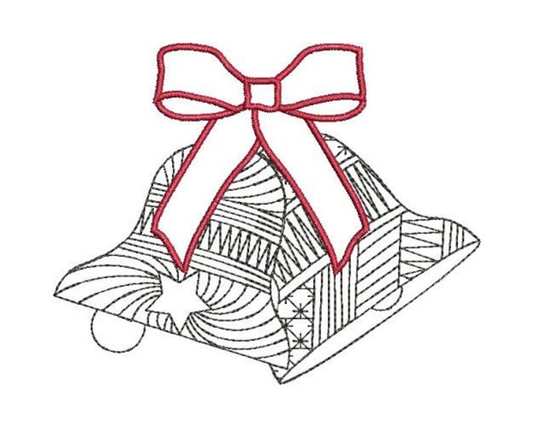 Fancy Bells - Machine Embroidery Design, Bells Are Ringing Christmas ...