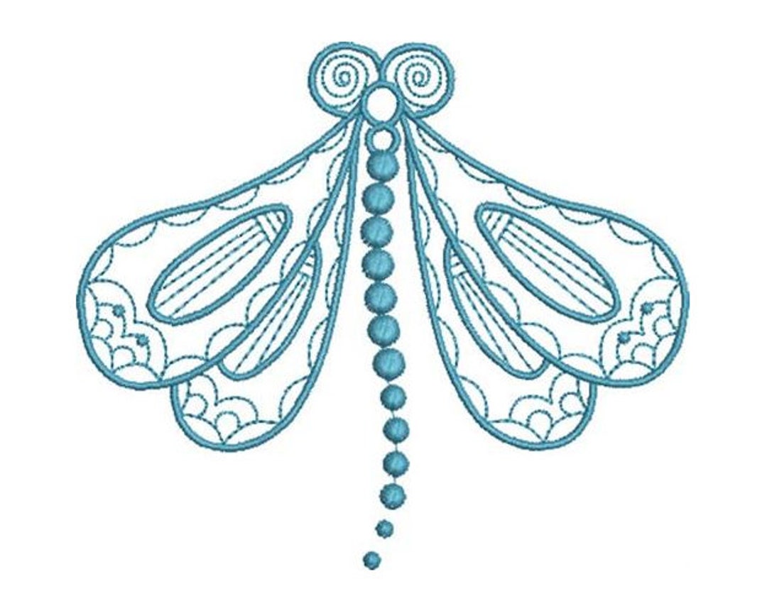 Dragonfly Large - Machine Embroidery Design, Spring Dragonfly ...