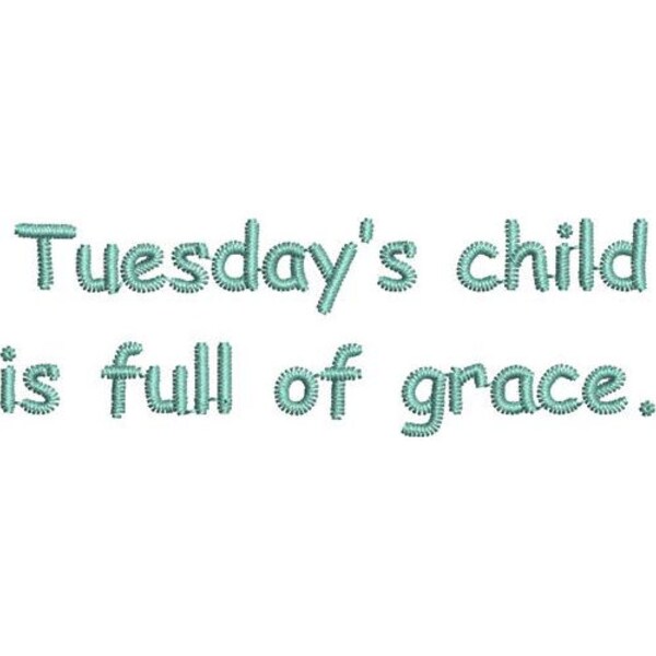 Tuesdays Child - Etsy