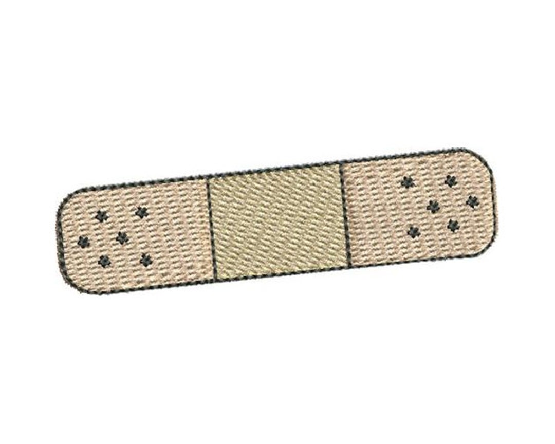 Adhesive Bandage - Machine Embroidery Design, Medical Plaster Band ...