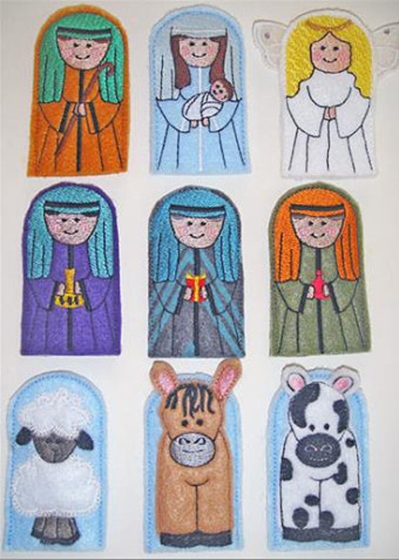 ITH Wiseman Finger Puppet - Machine Embroidery Design, in the Hoop ...