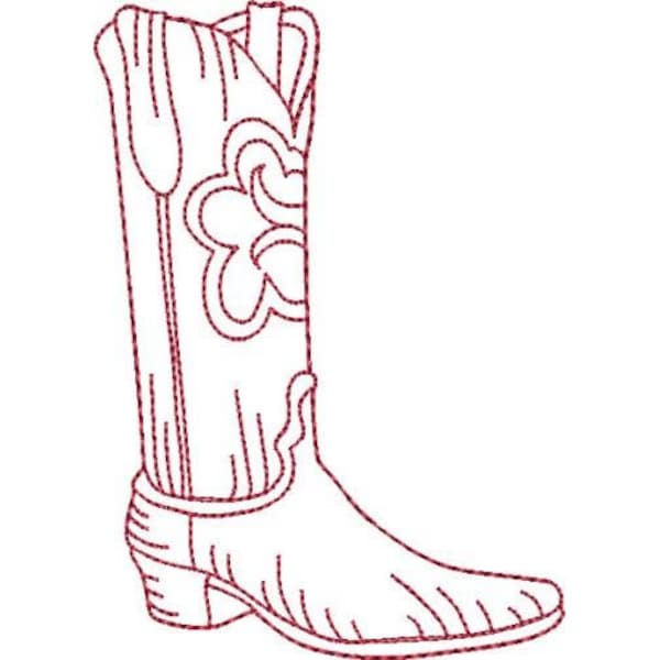 Tall Cowboy Boot Design - Etsy
