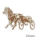 Team Roping Cowboys Silhouette - Machine Embroidery Design, Calf Roping ...