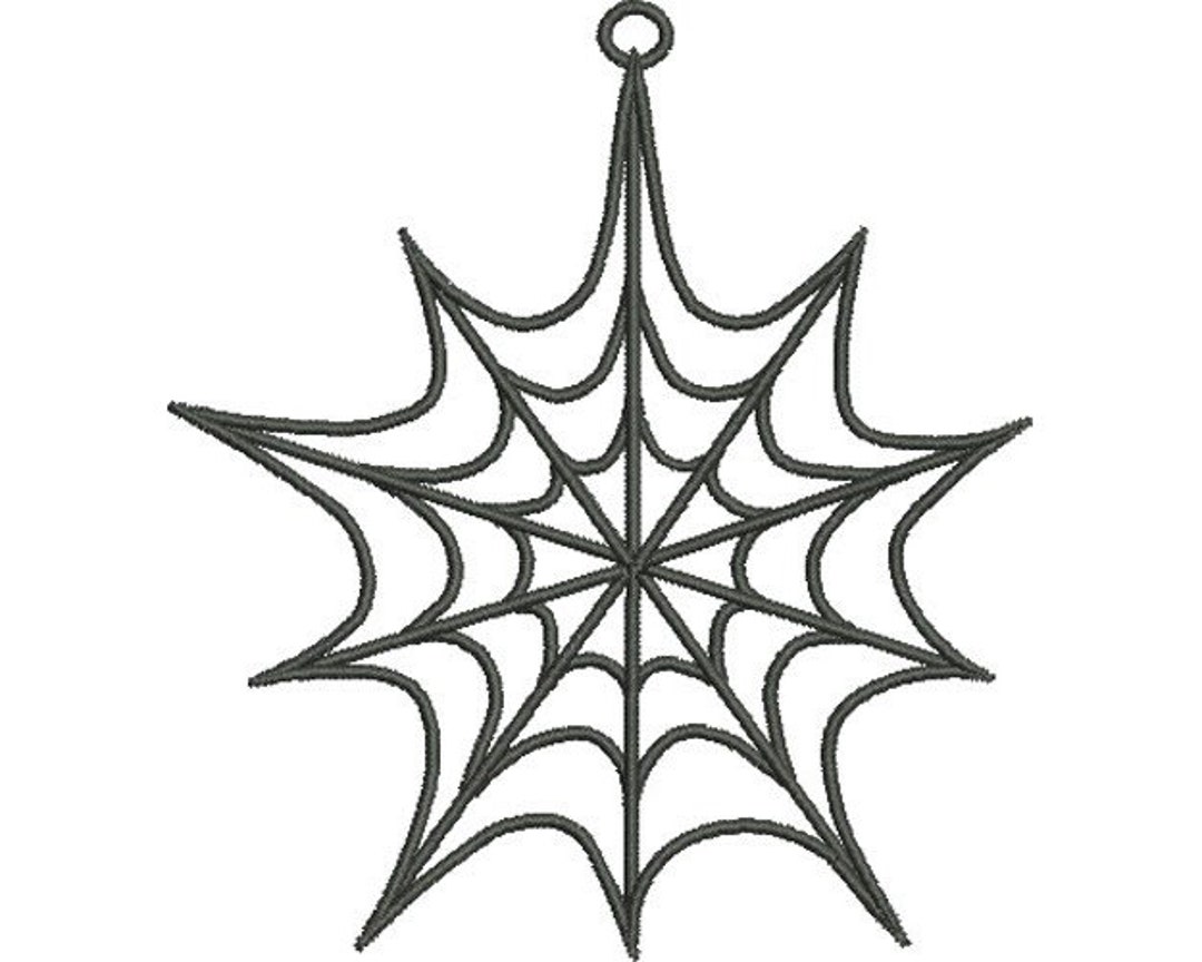 FSL Spider Web - Machine Embroidery Design, Freestanding Lace Spider ...