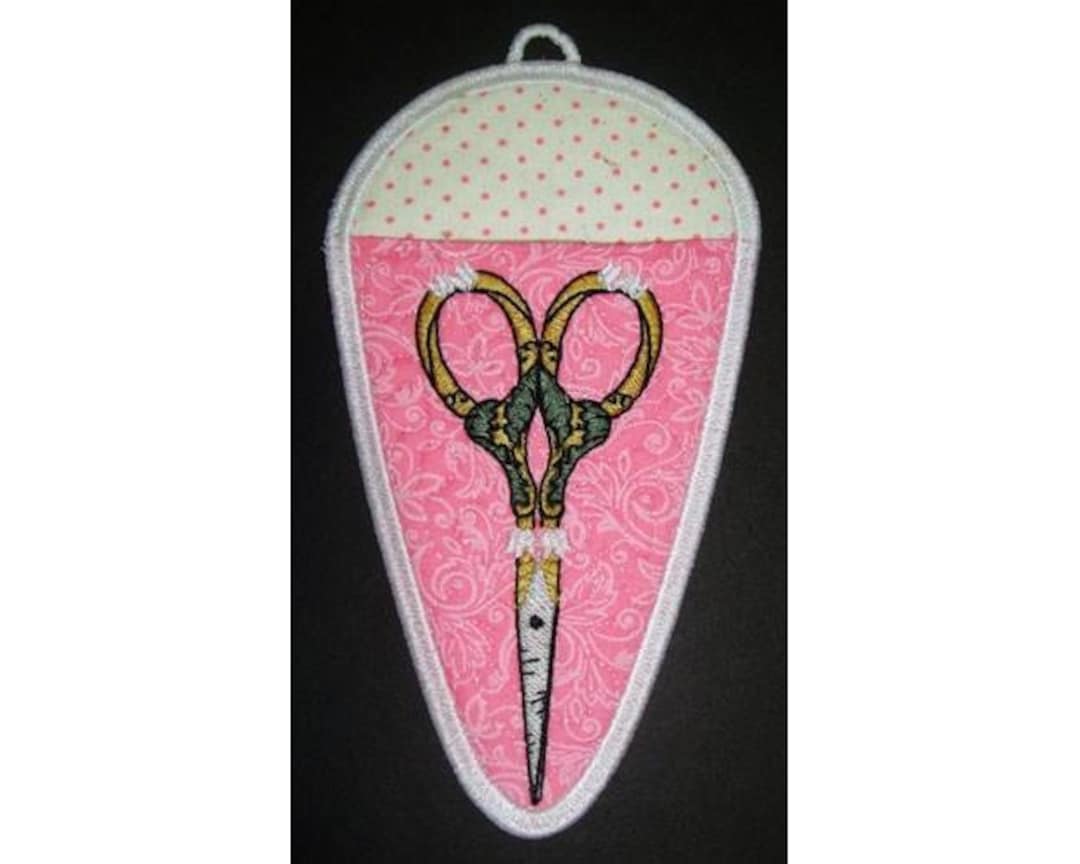 ITH Victorian Scissors Case - Machine Embroidery Project Design, in the ...