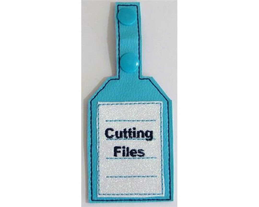 ITH Flash Drive Tag Machine Embroidery Project Design, in the Hoop ...