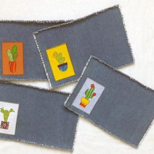 Cactus Applique Frame Machine Embroidery Design, Casual Cactus ...