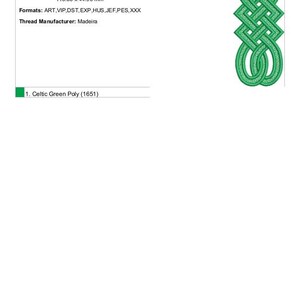 FSL Celtic Knot Bookmark - Machine Embroidery Design, Freestanding Lace ...
