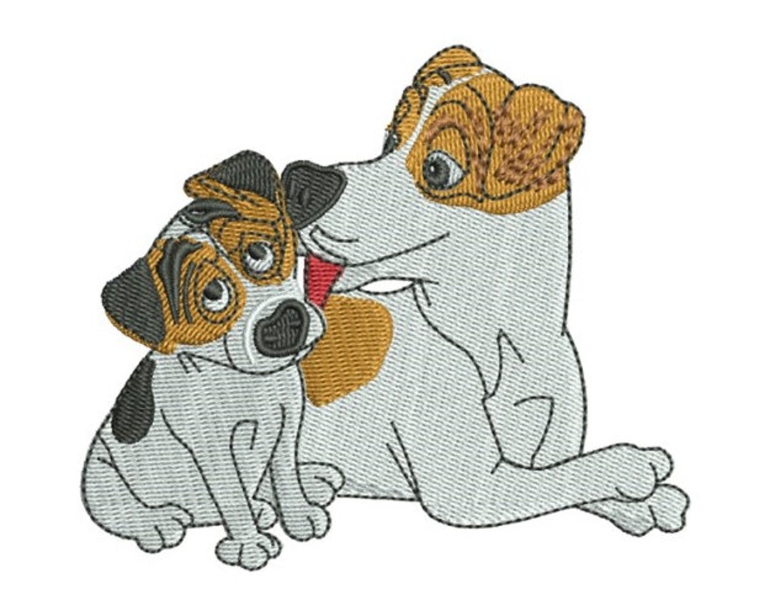 Dogs - Machine Embroidery Design, Dog Mom With Puppy Embroidery Pattern ...