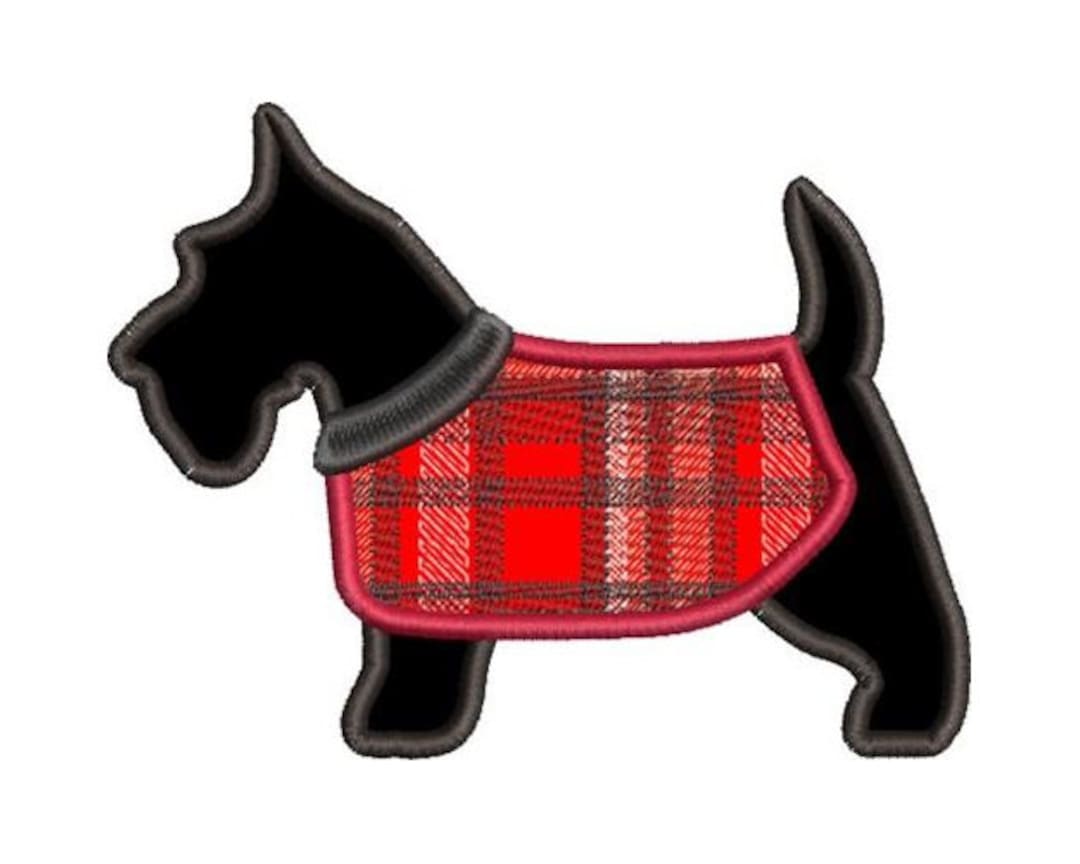 Scottie Applique - Machine Embroidery Design, Scottish Terrier Applique ...