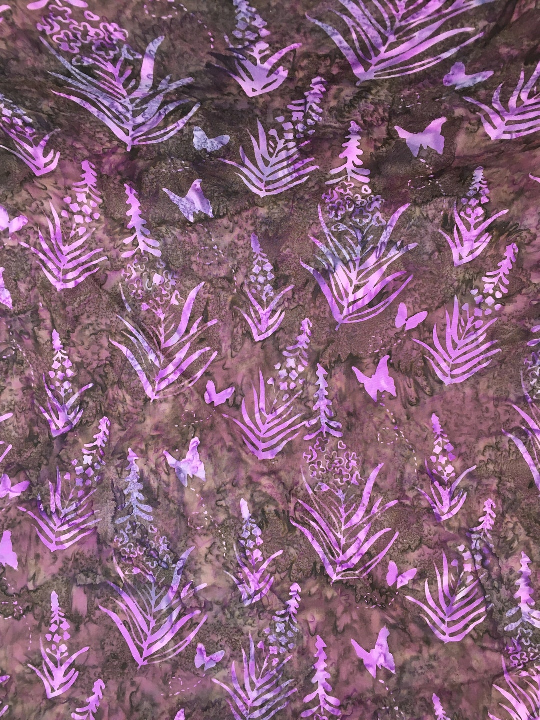 Hoffman Fabric Batik Fireweed P2984-428-mulberry - Etsy