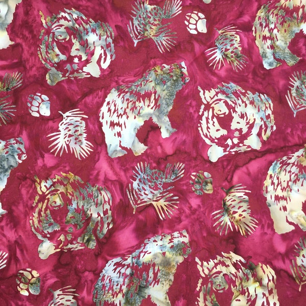 Grizzly Bear Fabric - Etsy