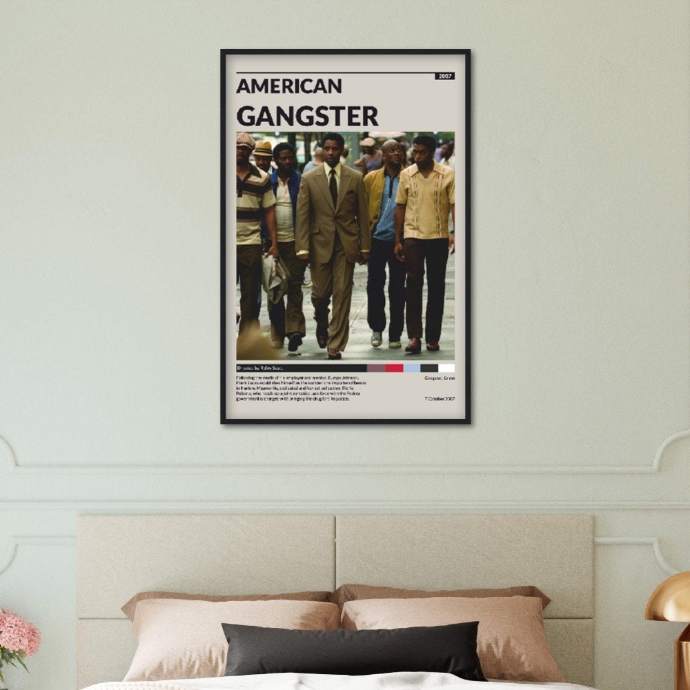 American Gangster Poster - Etsy