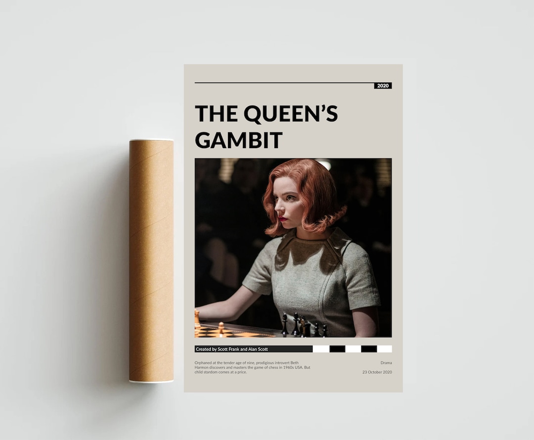 The Queen's Gambit Poster - Etsy UK
